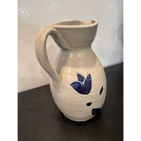 Dining | Colonial Williamsburg Pottery Pitcher Salt Glazed Stoneware 75 ...